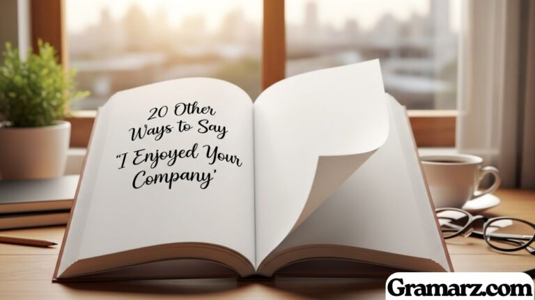20 Other Ways to Say “I Enjoyed Your Company” (With Meaning